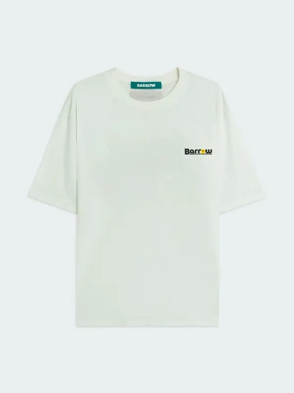 BARROW Cotton T-shirt With Logo - White