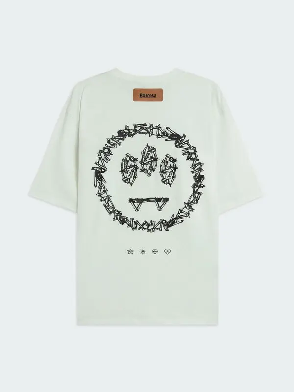 BARROW Cotton T-shirt With Logo - White