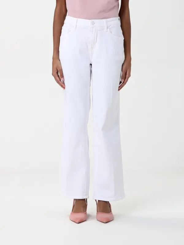 7 For All Mankind Calie Straight Stretch Denim Jeans
