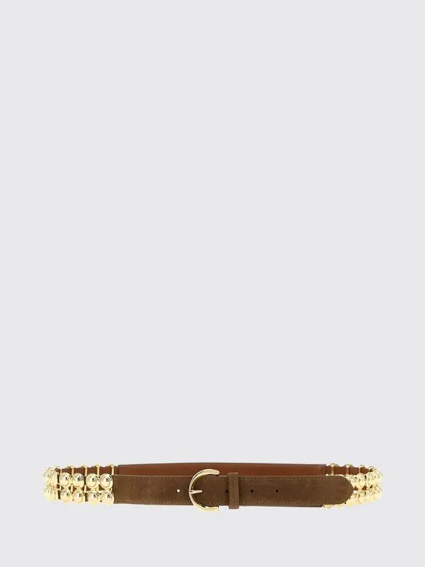 Pinko Love Stud Suede Belt