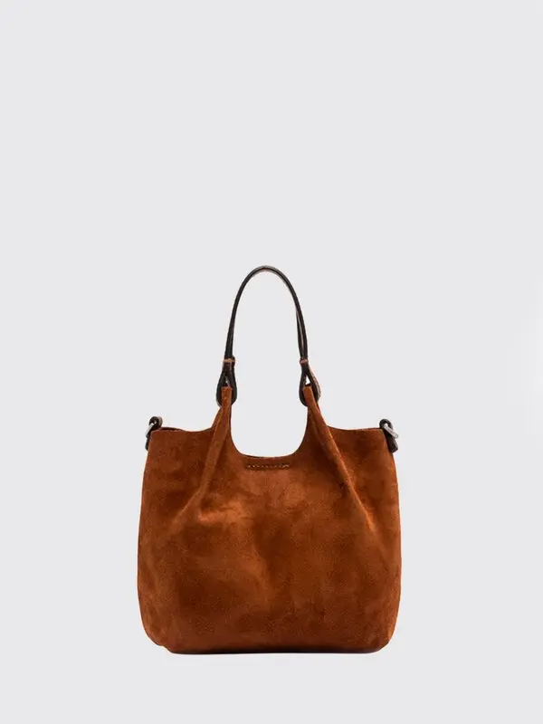 GIANNI CHIARINI Suede Handbag - Burnt