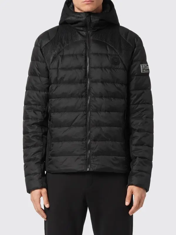 PLEIN SPORT Hooded Down Jacket