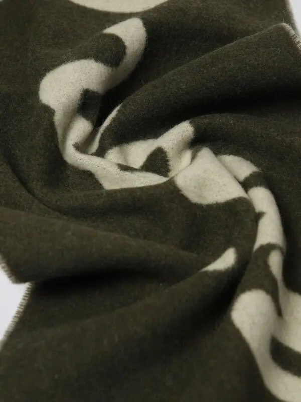 Maison Kitsuné Scarf Colour - Kaki