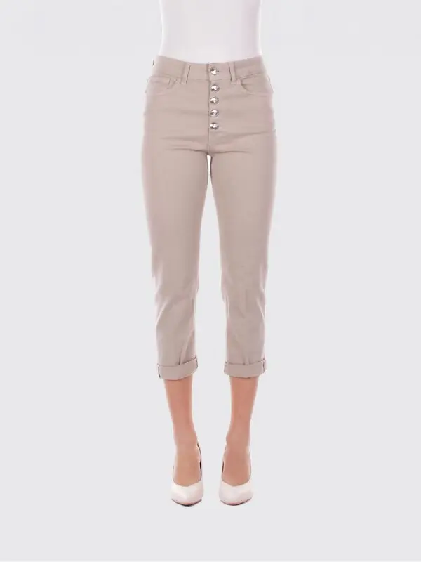 DONDUP Slim Fit Denim Jeans - Beige