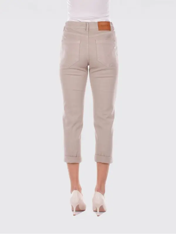 DONDUP Slim Fit Denim Jeans - Beige