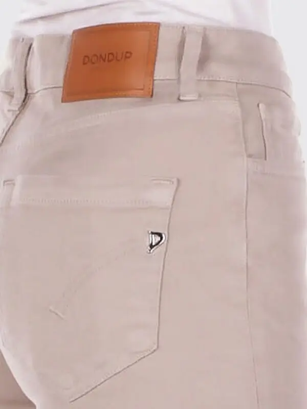 DONDUP Slim Fit Denim Jeans - Beige
