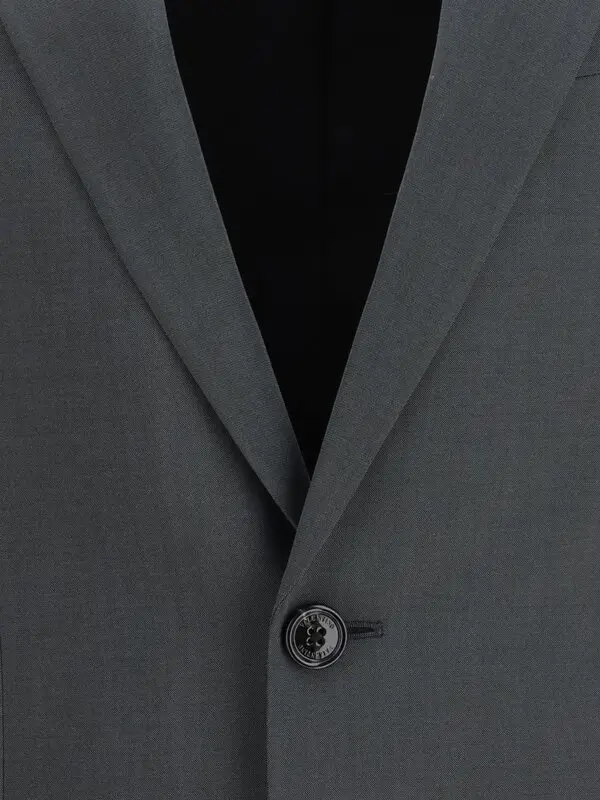 Valentino Garavani Single-breasted Merino Wool Blazer With Lapel Collar