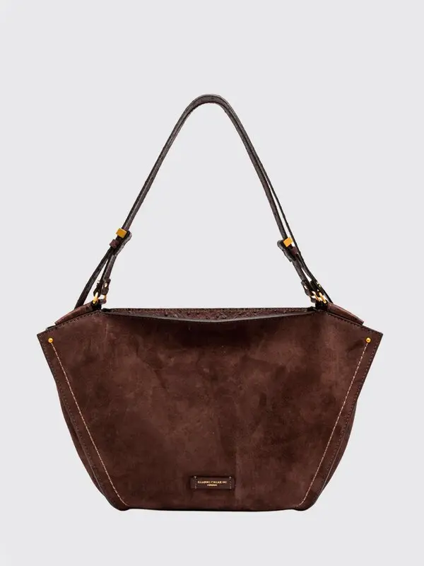 GIANNI CHIARINI Suede Handbag - Brown