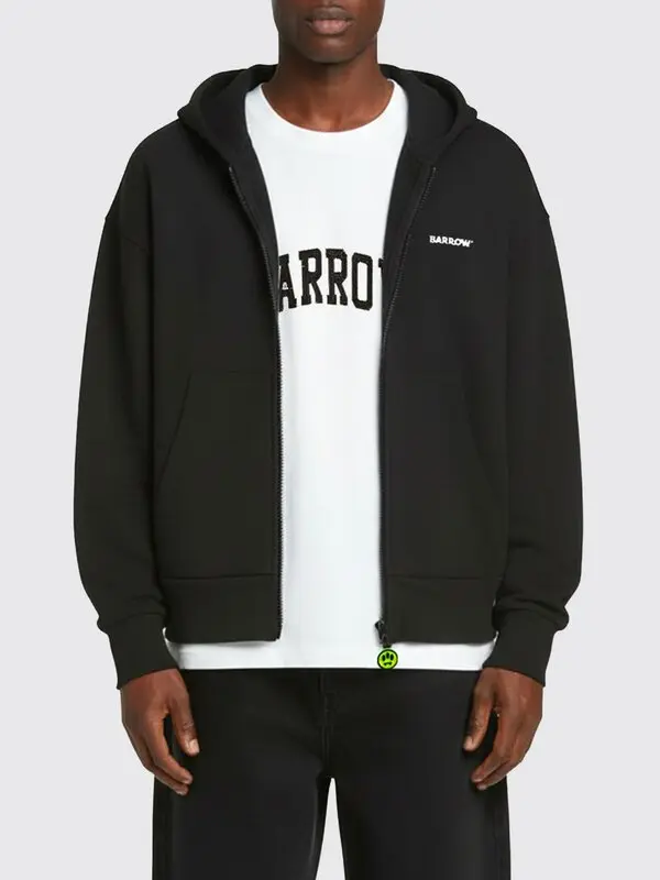 BARROW Cotton Hoodie With Logo