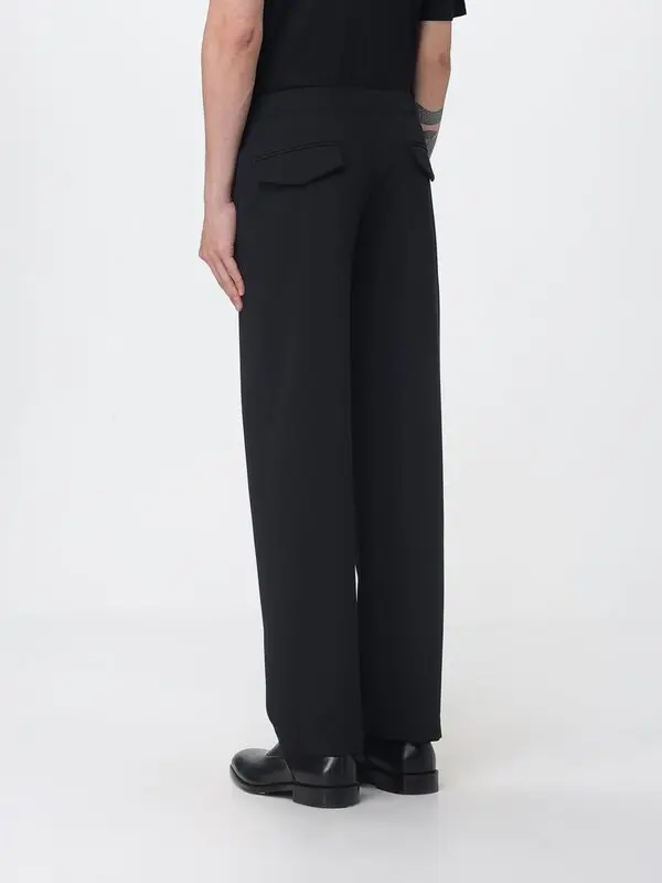 LARDINI Slim Fit Wool Trousers