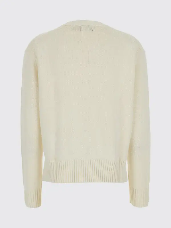 Polo Ralph Lauren Ribbed Crew Neck Jumper - Beige