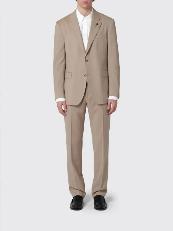 LARDINI Single-breasted Virgin Wool Dress