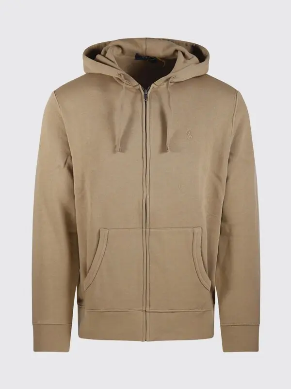 Polo Ralph Lauren Zip-up Hoodie - Beige