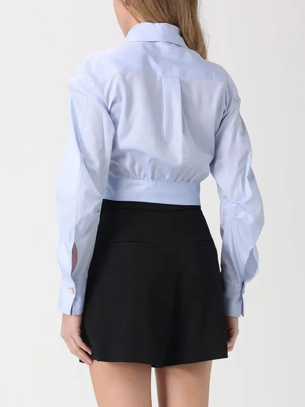 Elisabetta Franchi Cropped Cotton Shirt