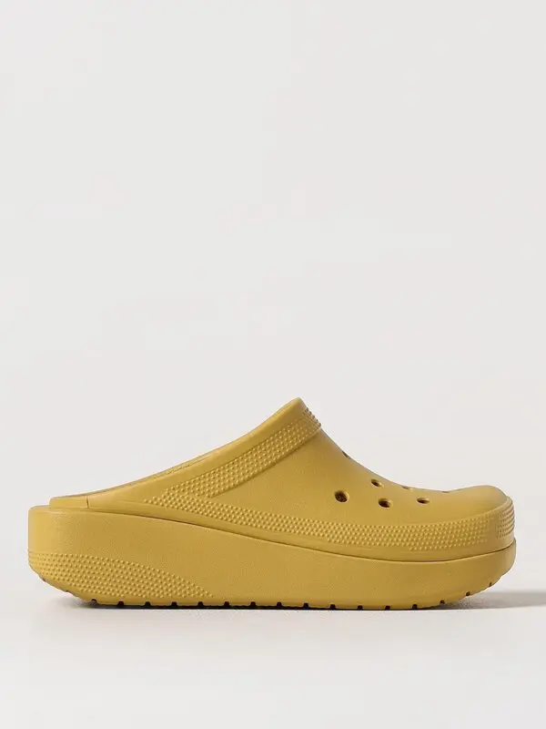 CROCS Platform Clogs - Green