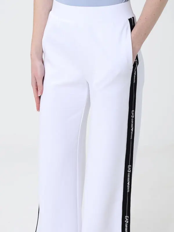 EA7 Jersey Pants - White
