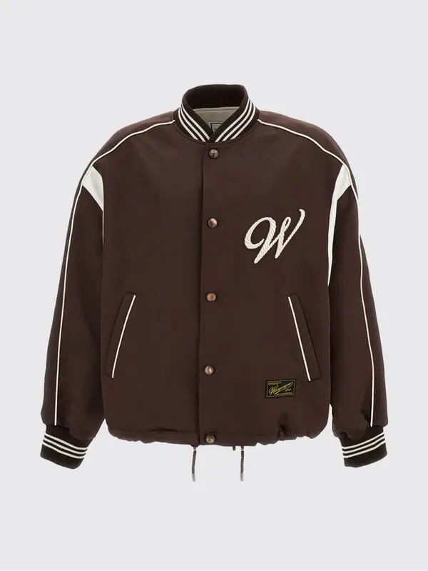 WOOYOUNGMI Polyester Bomber Jacket With Logo