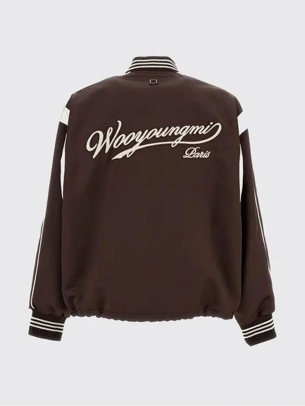 WOOYOUNGMI Polyester Bomber Jacket With Logo