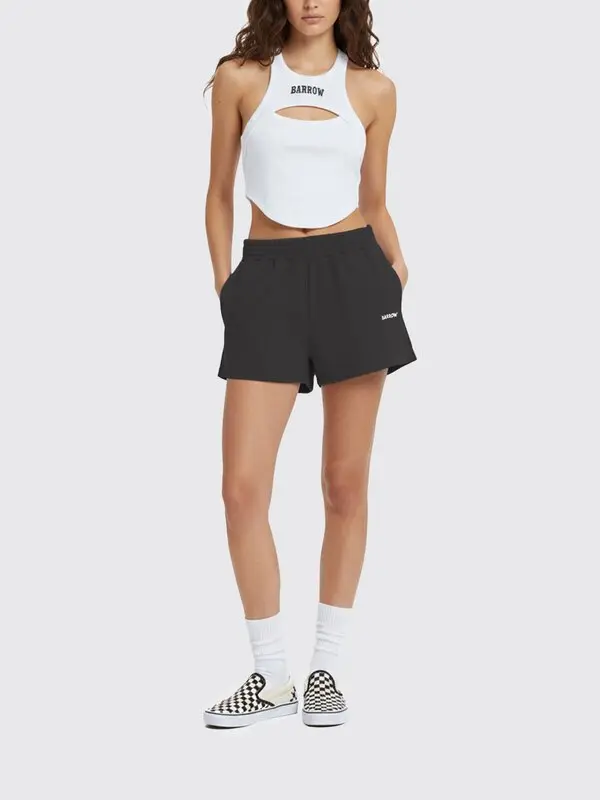 BARROW Cotton Shorts - Black