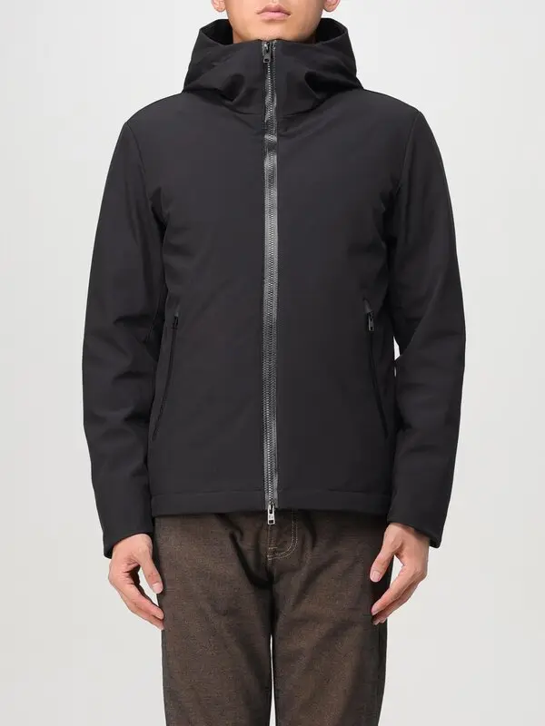 Woolrich Zip-up Hooded Jacket - Black