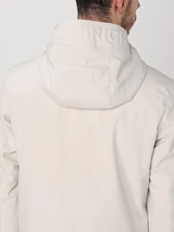 Woolrich Zip-up Hooded Jacket - Sand