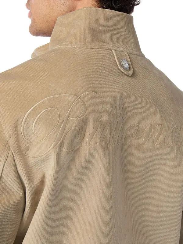 BILLIONAIRE Cotton Bomber Jacket - Beige