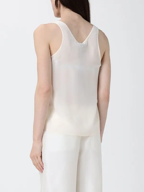 Pinko Sleeveless Pure Silk Top - White