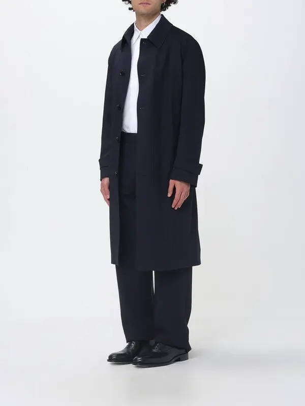 LARDINI Virgin Wool Trench Coat