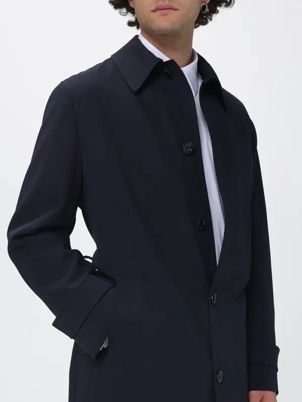 LARDINI Virgin Wool Trench Coat