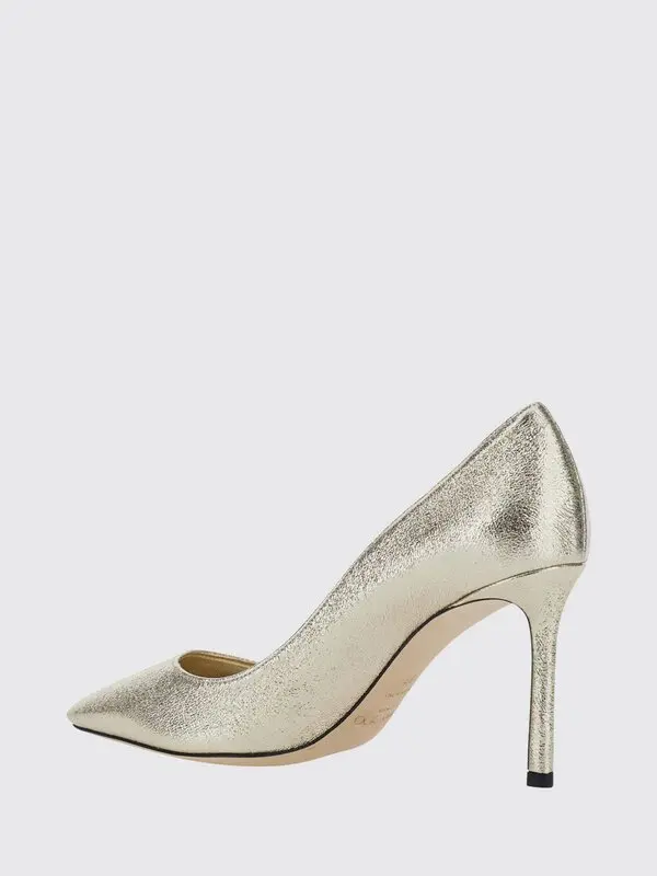 JIMMY CHOO Romy 85 Laminated Leather Stiletto Pumps