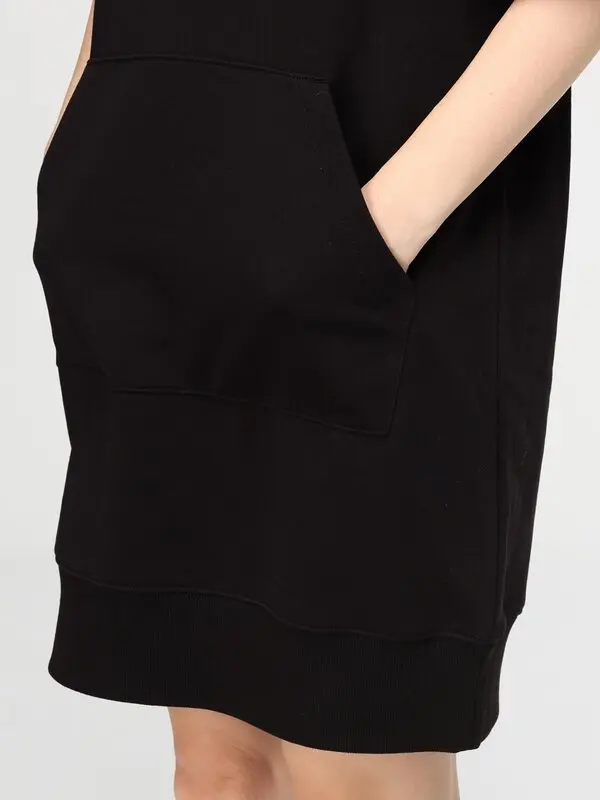 Michael Kors Short Sleeve Logo Hoodie Dress
