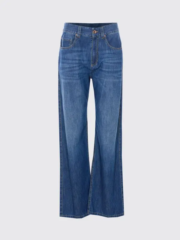 Brunello Cucinelli High-rise Wide-leg Jeans