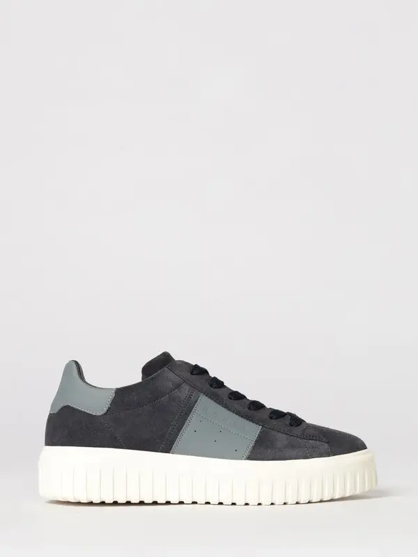 Hogan H-stripes Suede Sneakers - Blue
