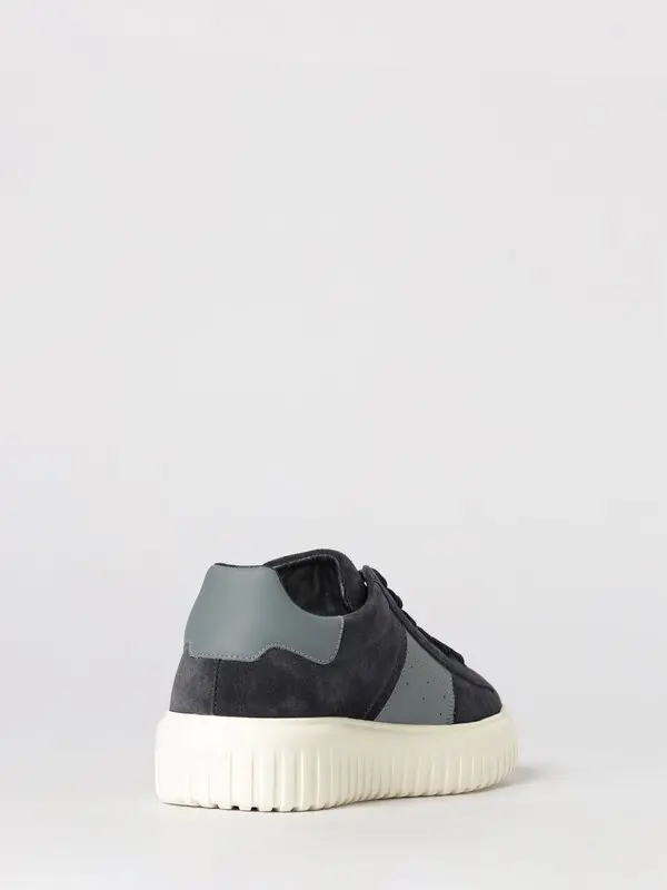 Hogan H-stripes Suede Sneakers - Blue