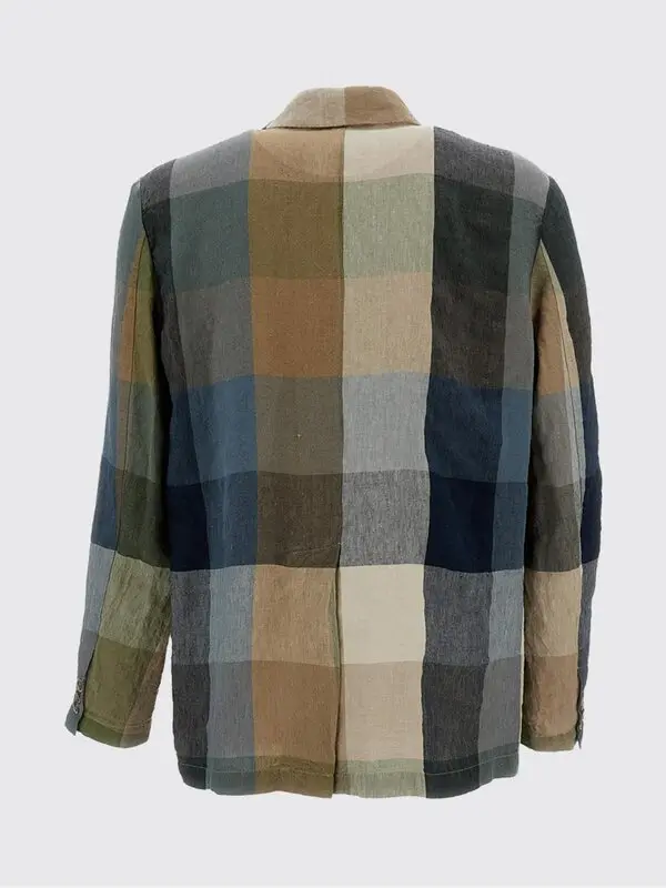Barena Venezia Checked Linen Blazer