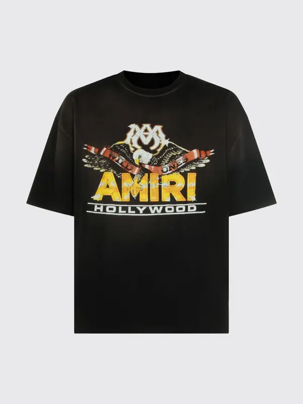 Amiri Dropped-shoulder Cotton T-shirt With Graphic Logo Print