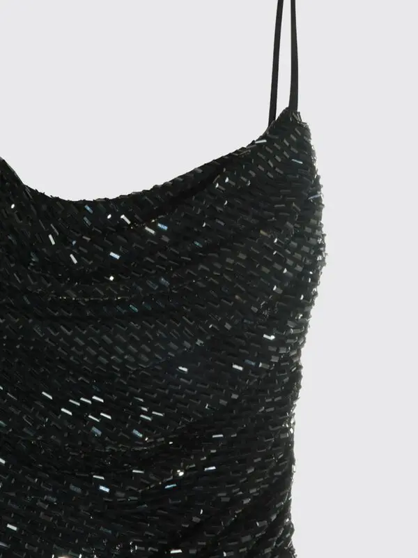 SELF-PORTRAIT One-shoulder Rhinestone Embellished Long Evening Gown