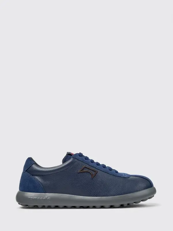 Camper Lace-up Leather And Suede Sneakers