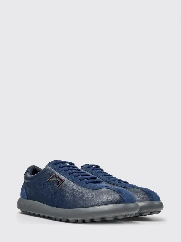 Camper Lace-up Leather And Suede Sneakers