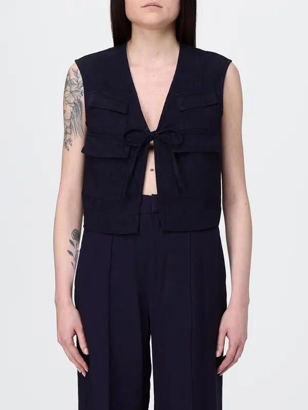 Barena Venezia Linen Blend Vest