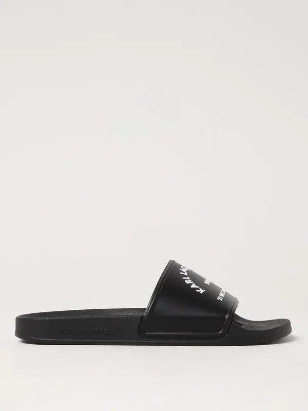 Karl Lagerfeld Slides With Logo Detailing
