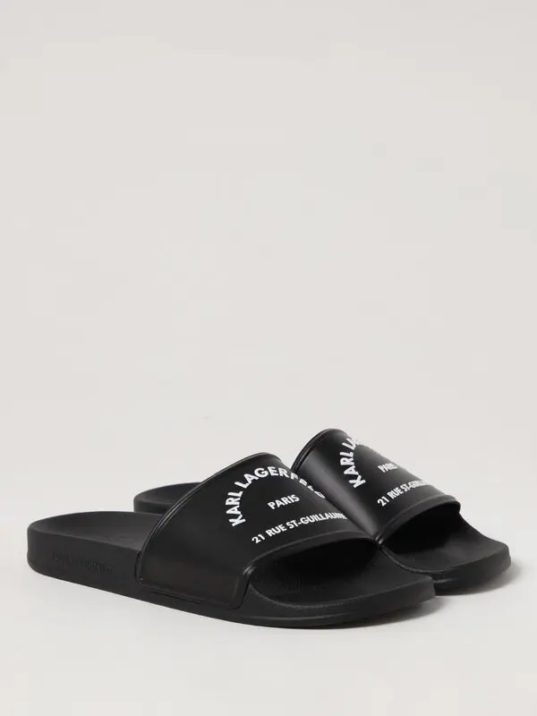 Karl Lagerfeld Slides With Logo Detailing