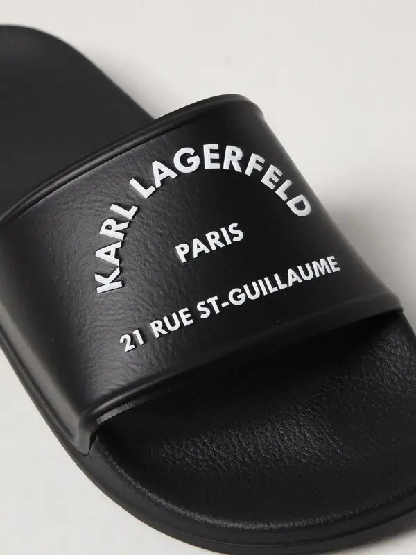 Karl Lagerfeld Slides With Logo Detailing