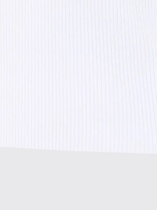 Michael Kors Viscose Knit Polo Shirt - White