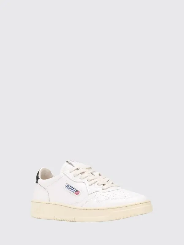 AUTRY Lace-up Suede And Leather Trainers - Black 1