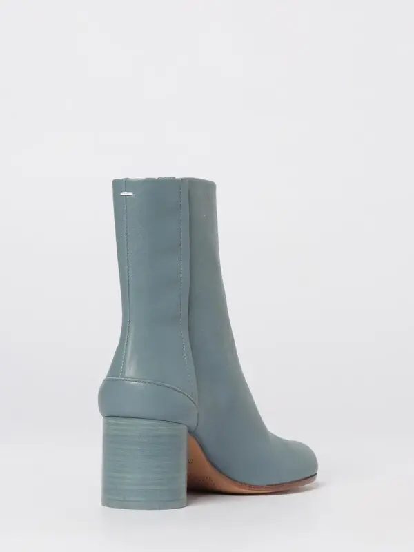 MAISON MARGIELA Tabi Leather Ankle Boots - Blue