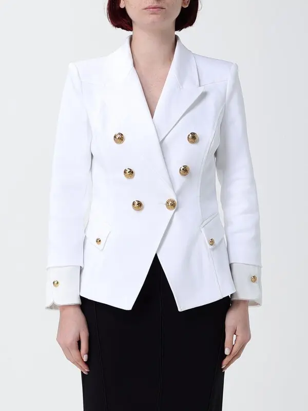 Elisabetta Franchi Double-breasted Blazer - Ivory