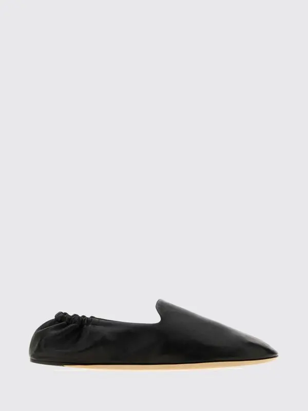 THE ROW Casa Lamb Nappa Loafers - Black