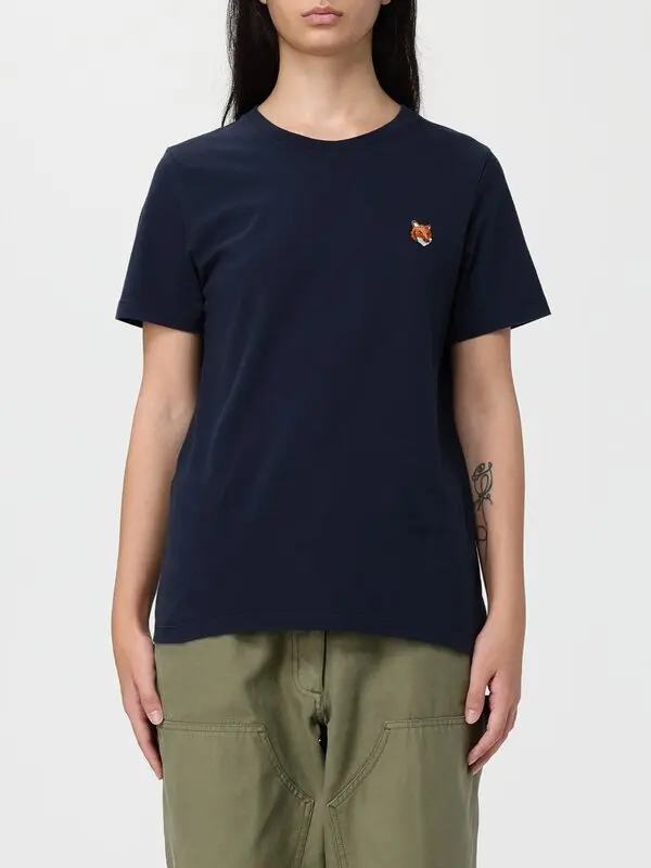 Maison Kitsuné Organic Cotton T-shirts - Blue