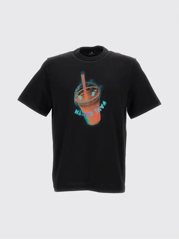 Paul Smith Printed Cotton T-shirt